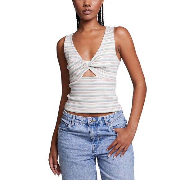 Chaser | Tops | Chaser Stripe Ribbed Tank | Poshmark
